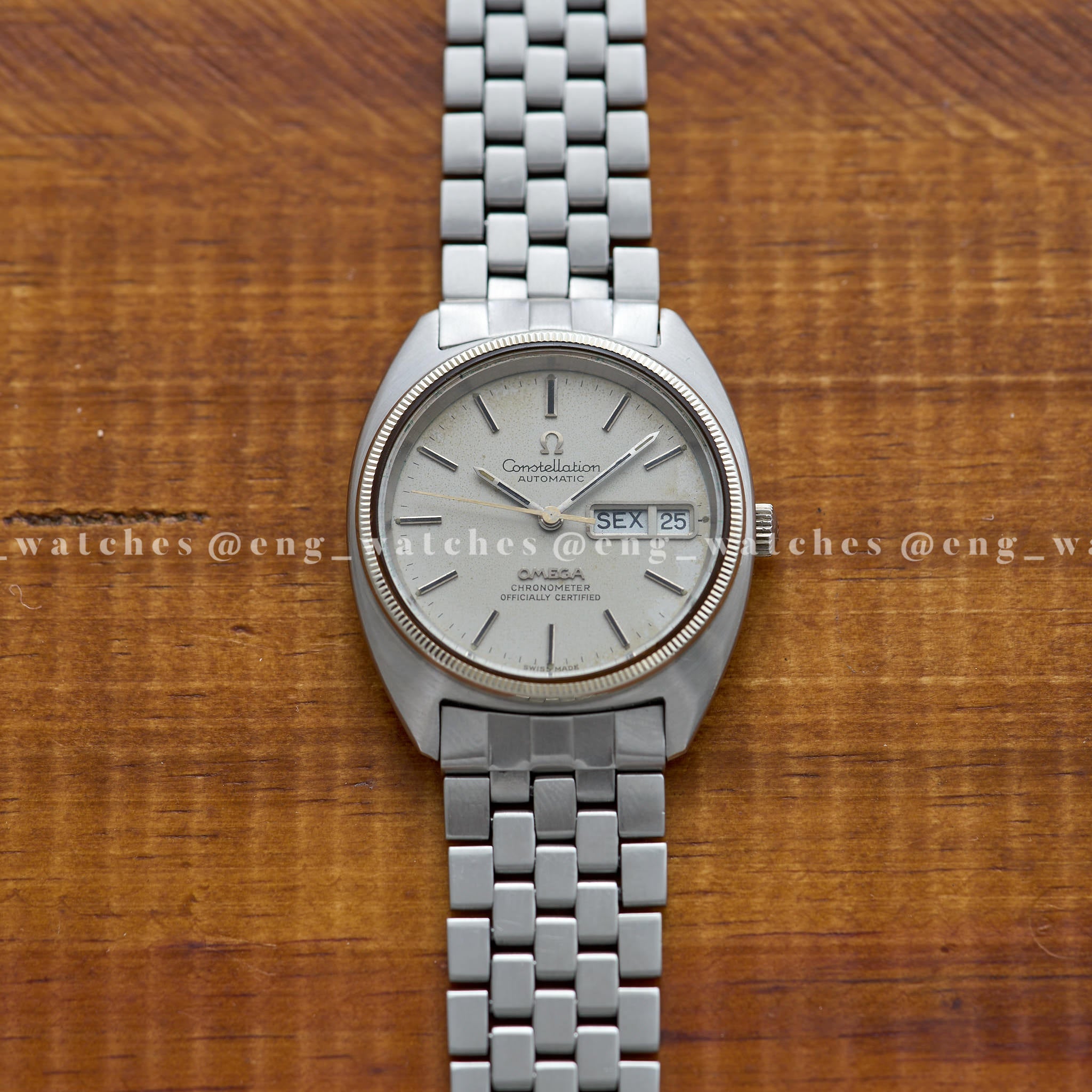 Omega Constellation "C-Shape" Day/Date – Eng Watches
