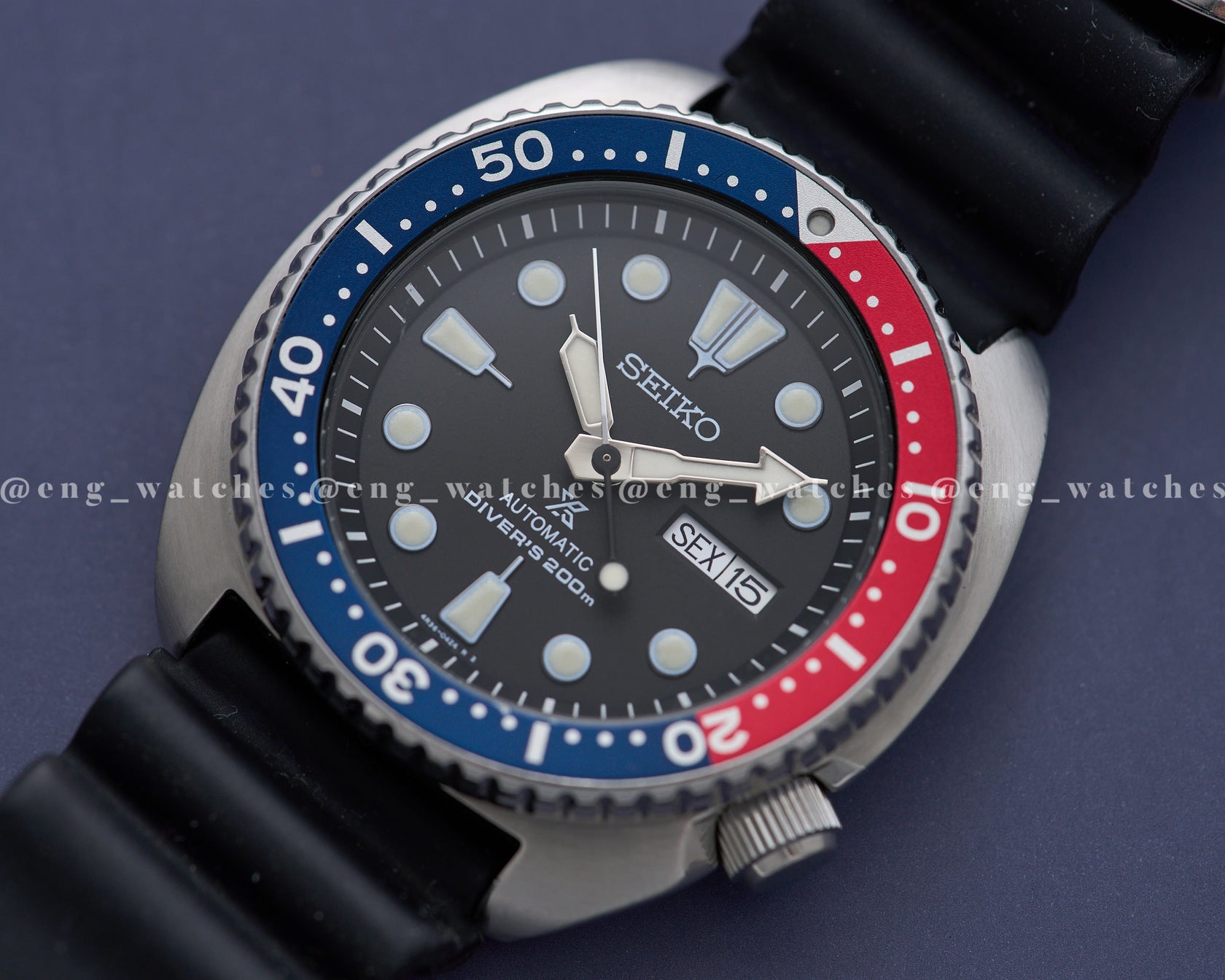 Seiko Prospex "Pepsi Turtle" – Eng Watches